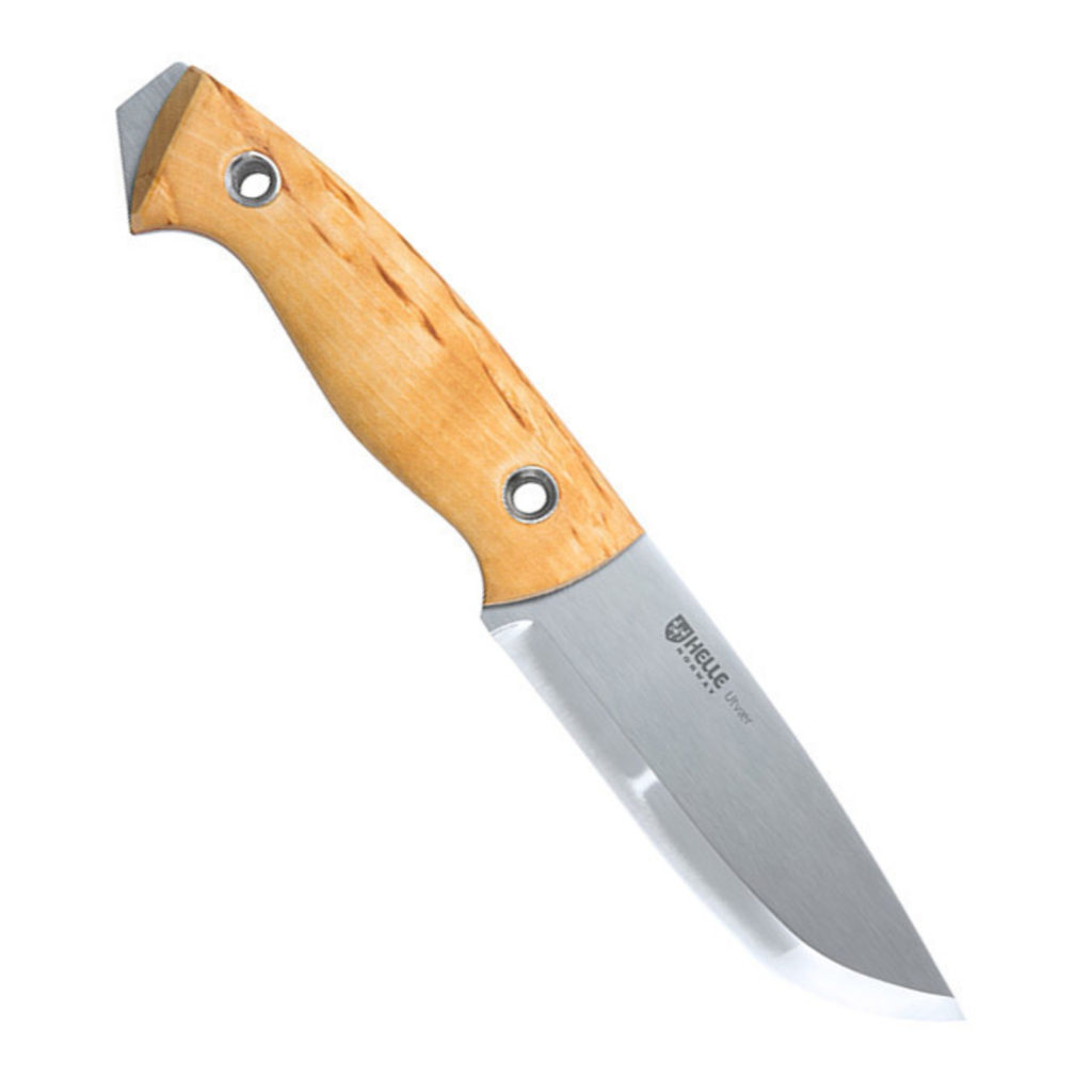 Helle Norway Helle GT Curly Birch Fixed Blade Knife - Red Hill Cutlery
