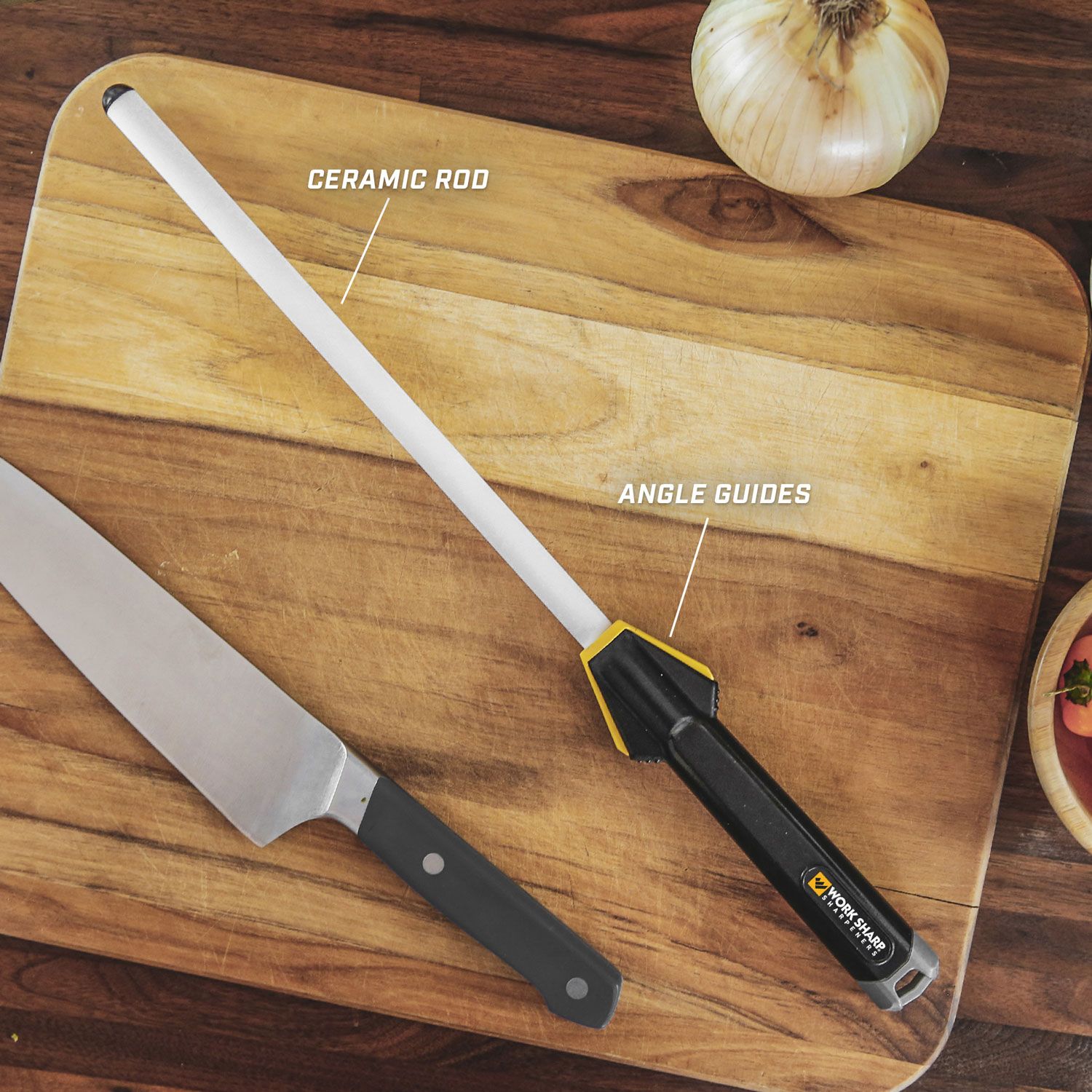 Work Sharp Ceramic Kitchen Honing Rod | Red Hill Cutlery