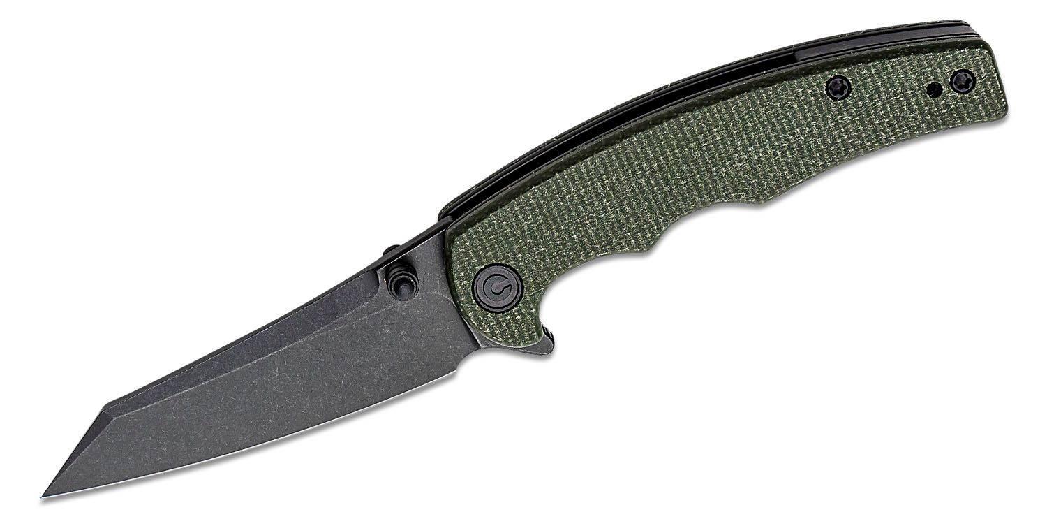 Civivi Green Micarta P87 Flipper - Red Hill Cutlery