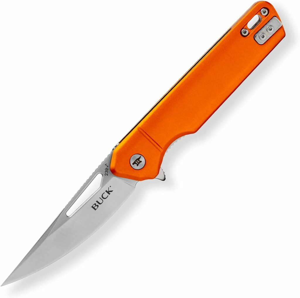 Buck Orange Aluminum Infusion Assisted Flipper | Red Hill Cutlery