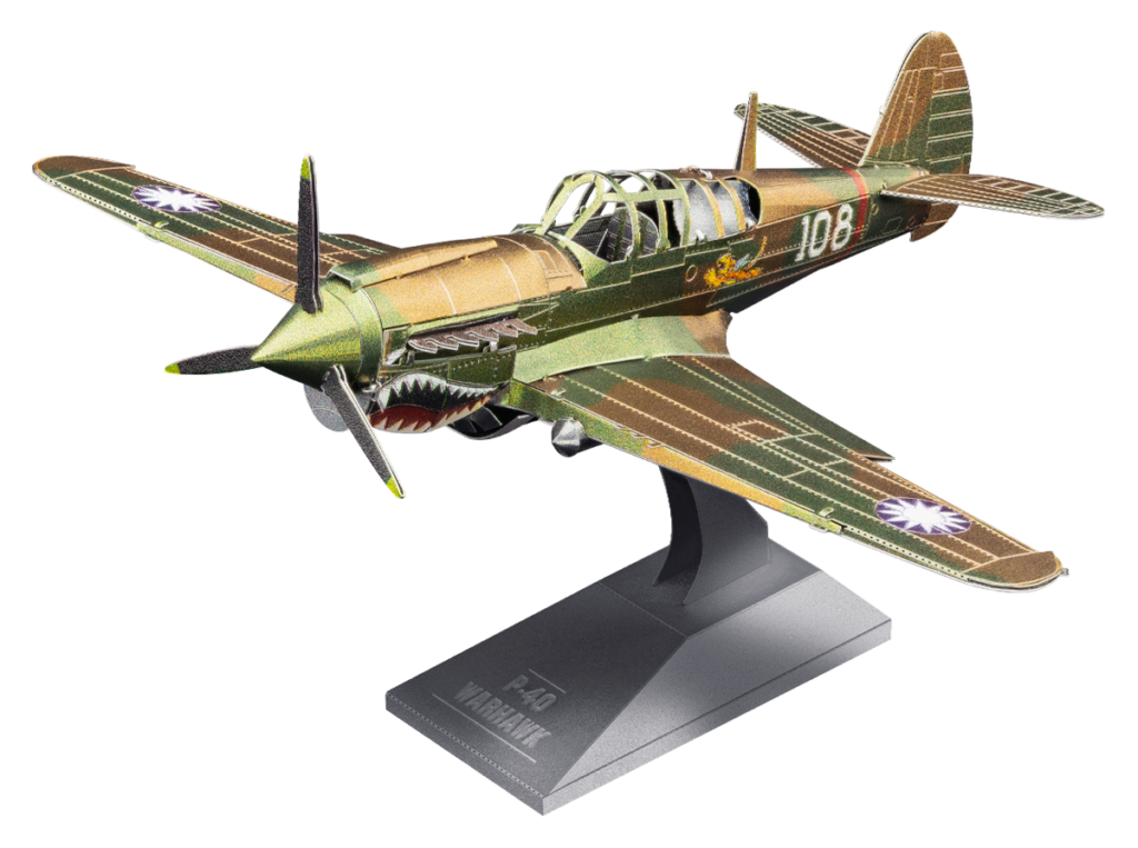 P-40 Warhawk Plane Metal Works Model Kit | Red Hill Cutlery