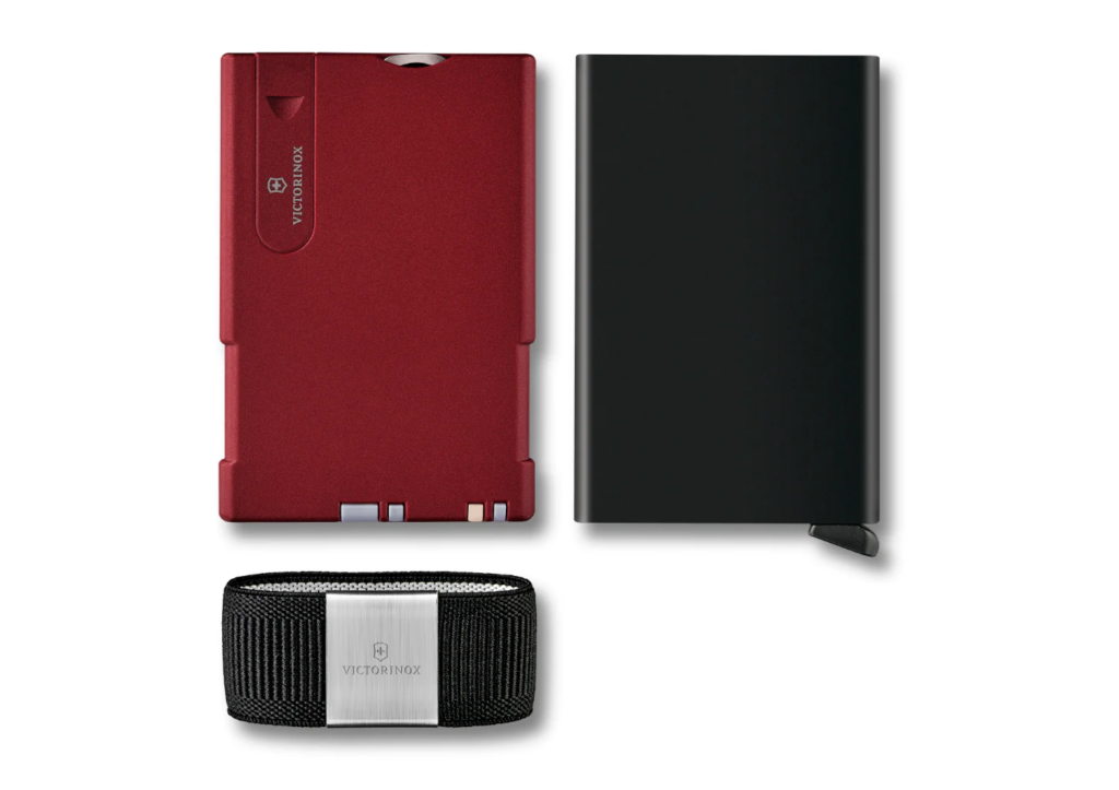 Victorinox Iconic Red Smart Card Wallet SwissCard | Red Hill Cutlery