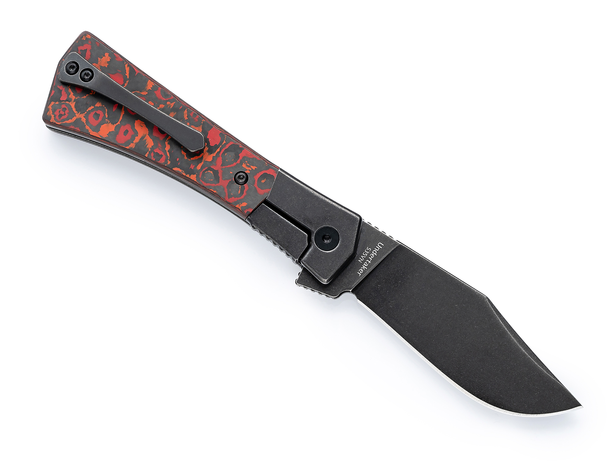Finch Mars Valley Fat Carbon Undertaker Flipper | Red Hill Cutlery