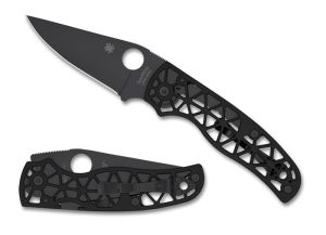 Spyderco Black Aluminum Edgerati | Red Hill Cutlery