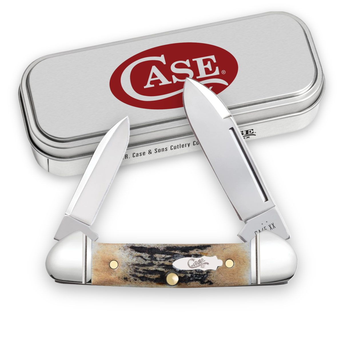 Case Genuine Stag Baby Butterbean in Gift Tin | Red Hill Cutlery