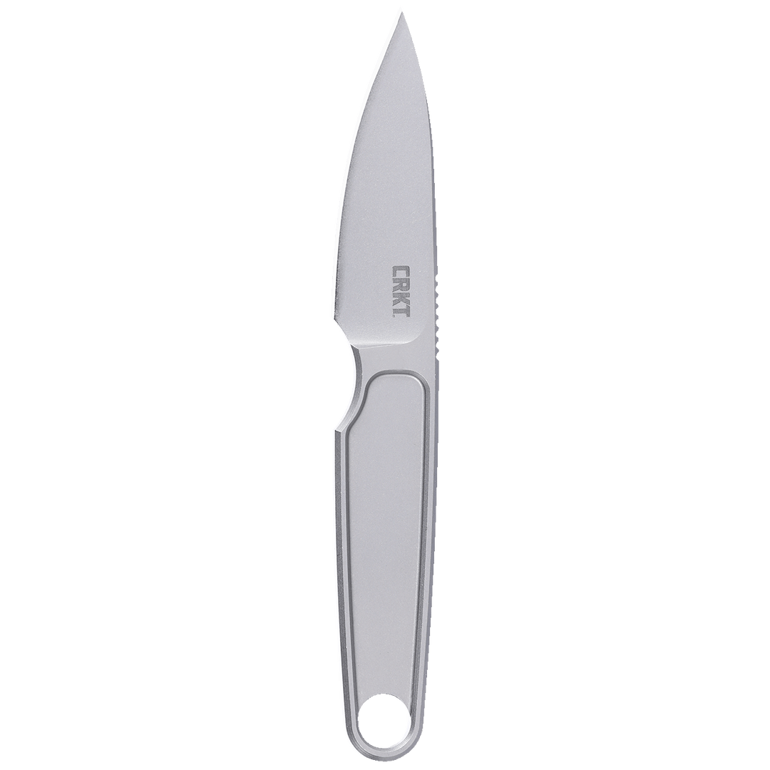 CRKT Gray Titanium HangTi Neck Knife | Red Hill Cutlery