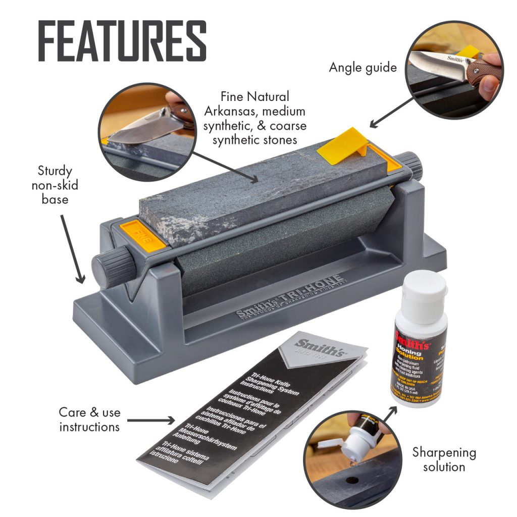 Smith's 6" Three Stone Sharpening System | Red Hill Cutlery
