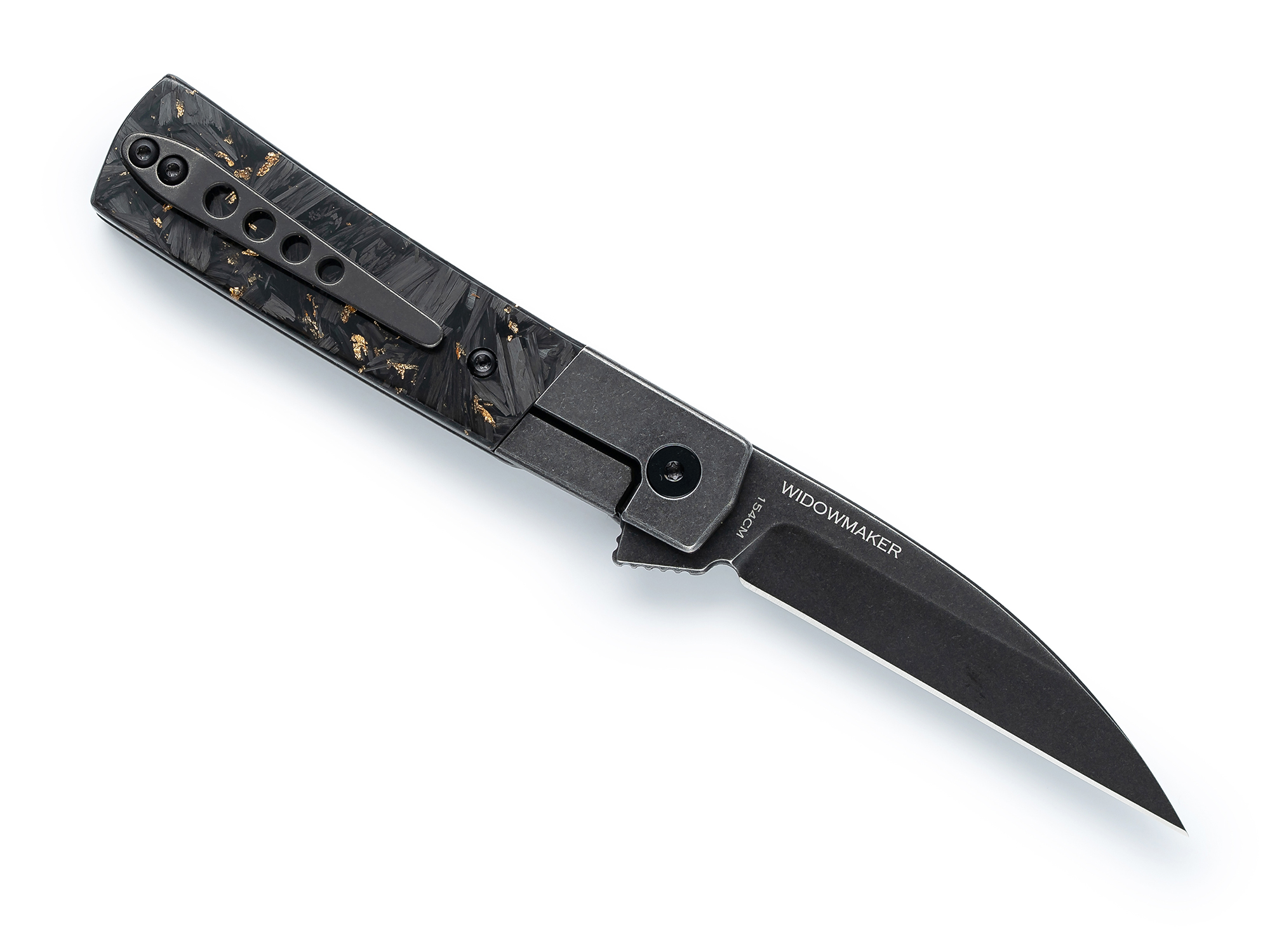Finch Midnight Honey Copper Carbon Fiber Widowmaker - Red Hill Cutlery