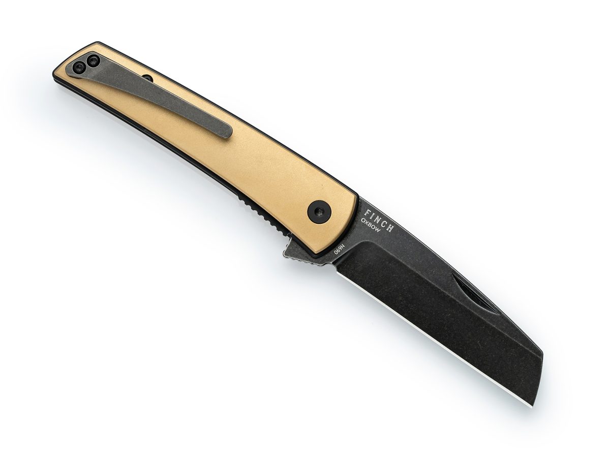 Finch Brass Oxbow Flipper | Red Hill Cutlery