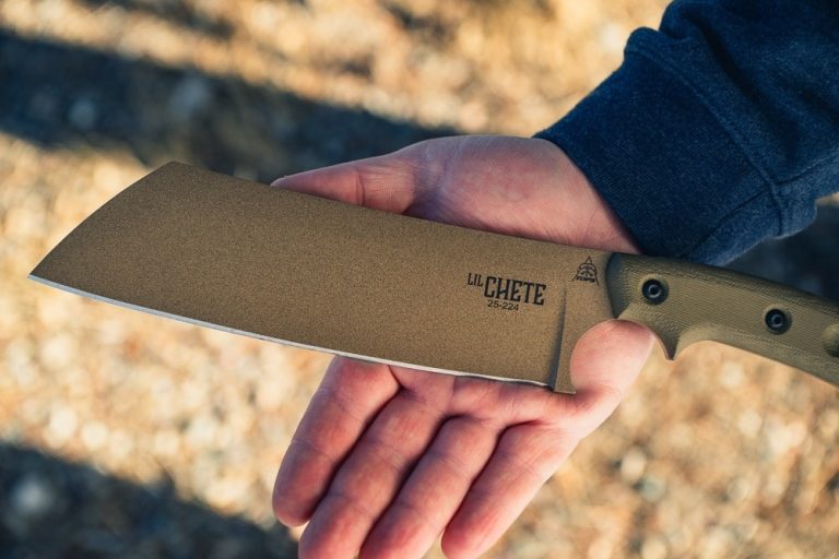TOPS Green Micarta Lil Chete | Red Hill Cutlery